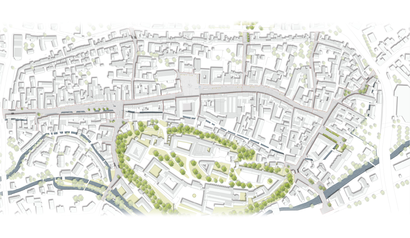 Redevelopment of the city centre, Freising, Germany - ST raum a ...